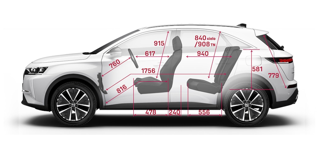 DS 7 Specification, features & dimensions | DS Automobiles UK