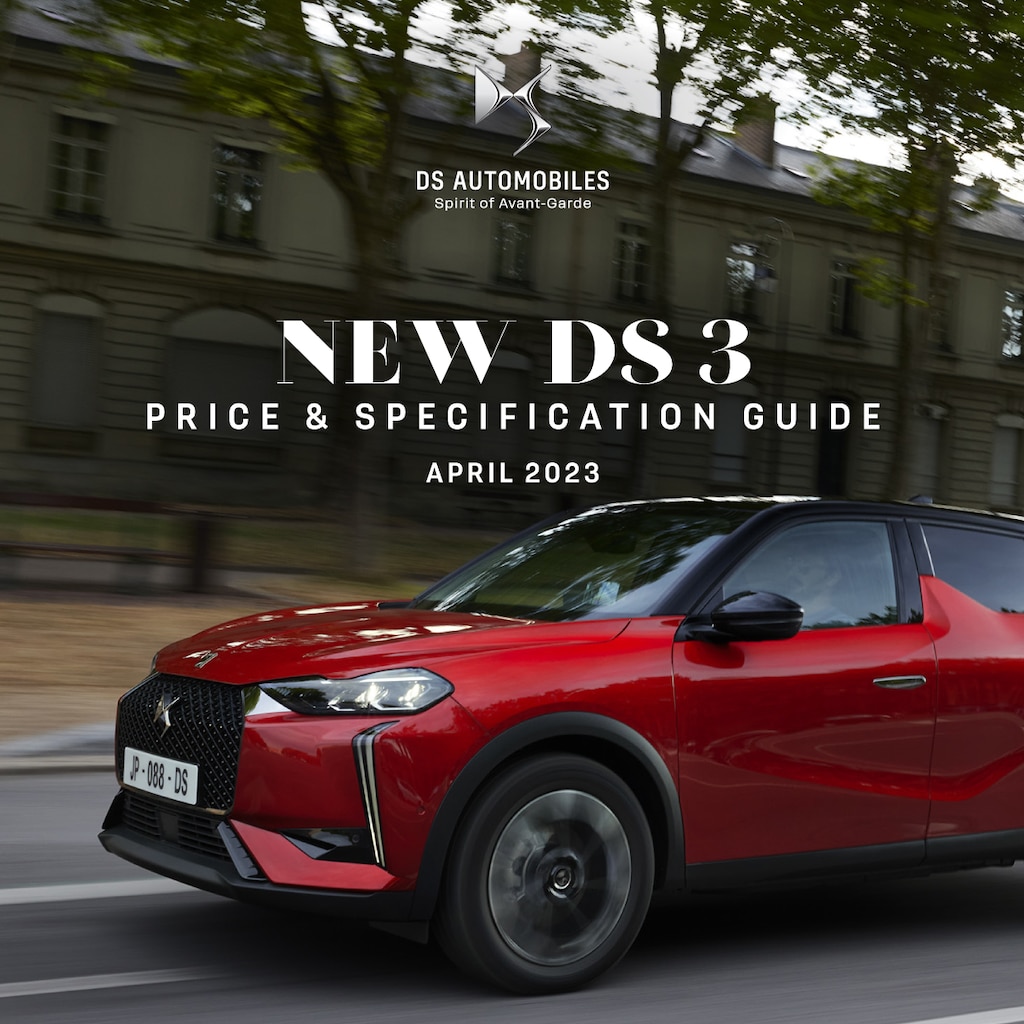 Download Price & Specification Guides | DS Automobiles