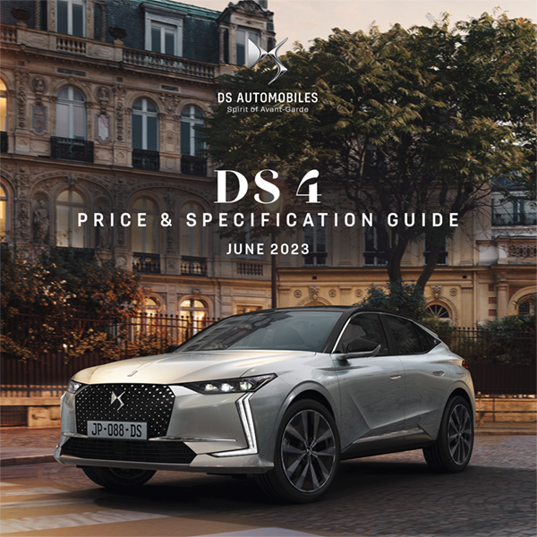 Download Price & Specification Guides | DS Automobiles
